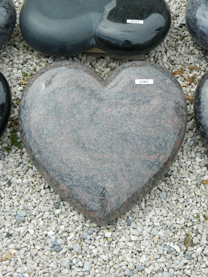 21941 Liegestein Form H1 aus Himalaya 40 x 40 x 10 cm - Dassel Naturstein - Grabmale & Grabsteine